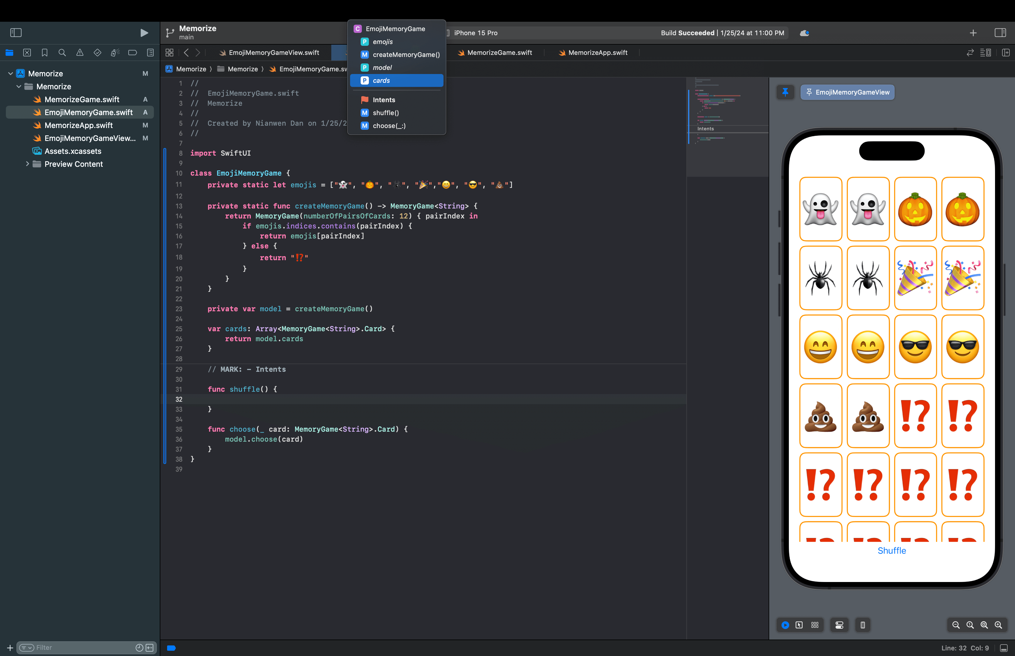 Stanford cs193p 04｜MVVM 应用 | Serein